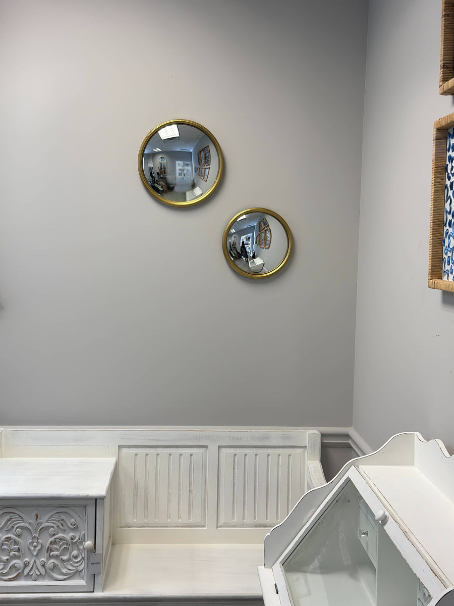 Gold Round Convex Mirror – One Fish Two Fish